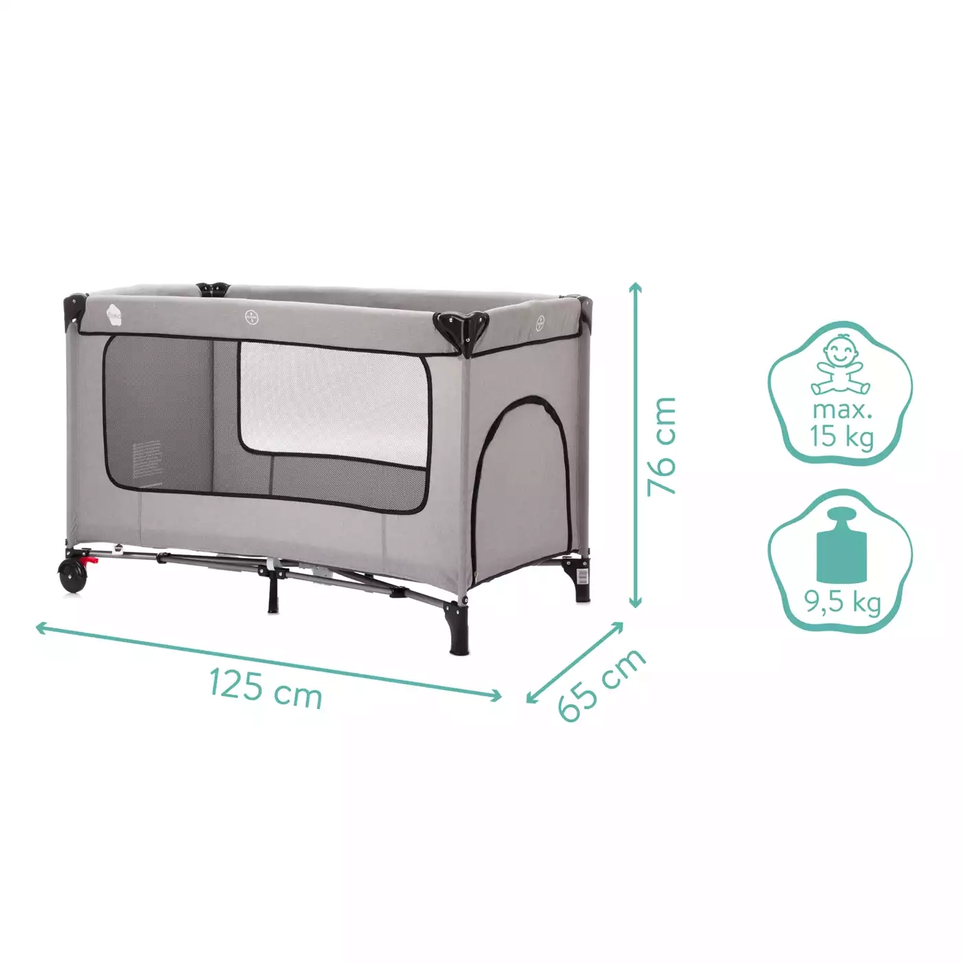 fillikid Reisebett | in Grau | BabyOne